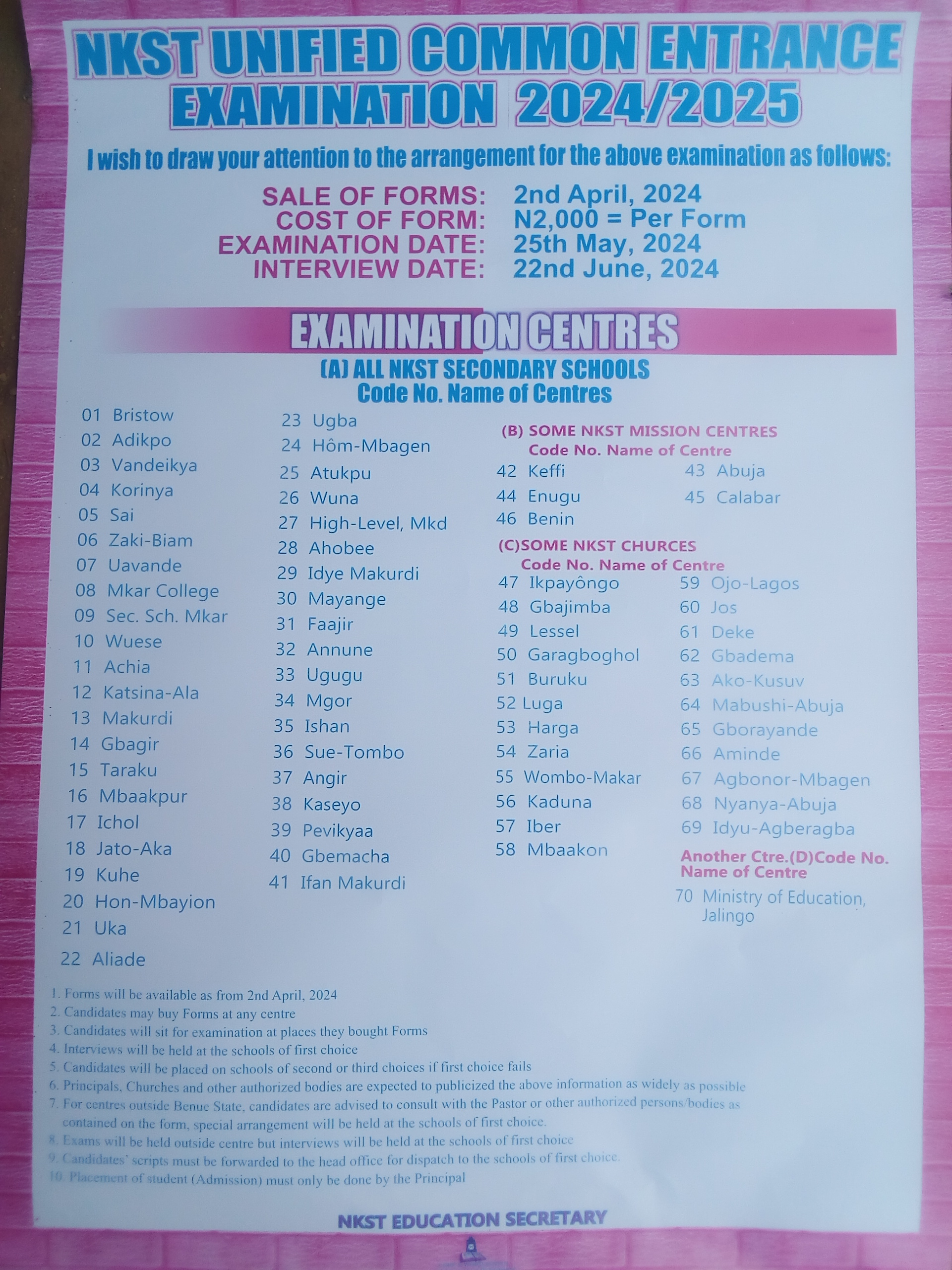 Home | NKST Education Department